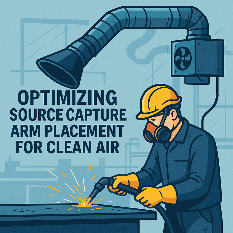 Optimizing Source Capture Arm Placement for Clean Air